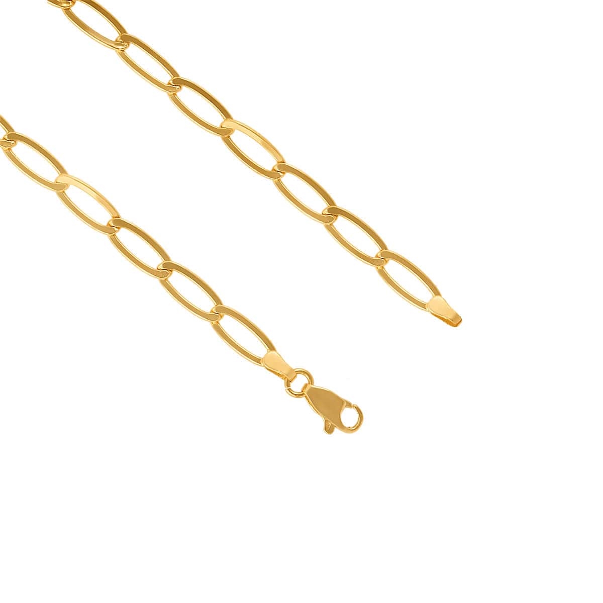 Pulseira de Ouro com Elos Grumet ovais | Joias VIP